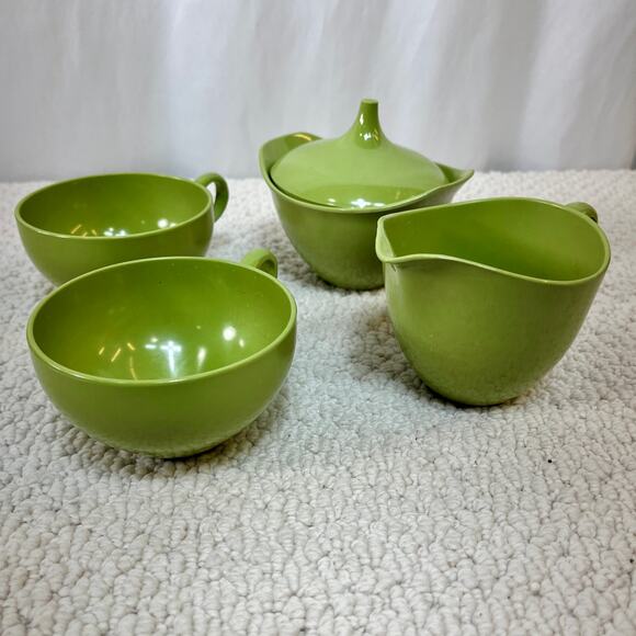 Oneida | Dining | Vintage Oneida Od Green Melamine Melmac Coffee Set 2 ...